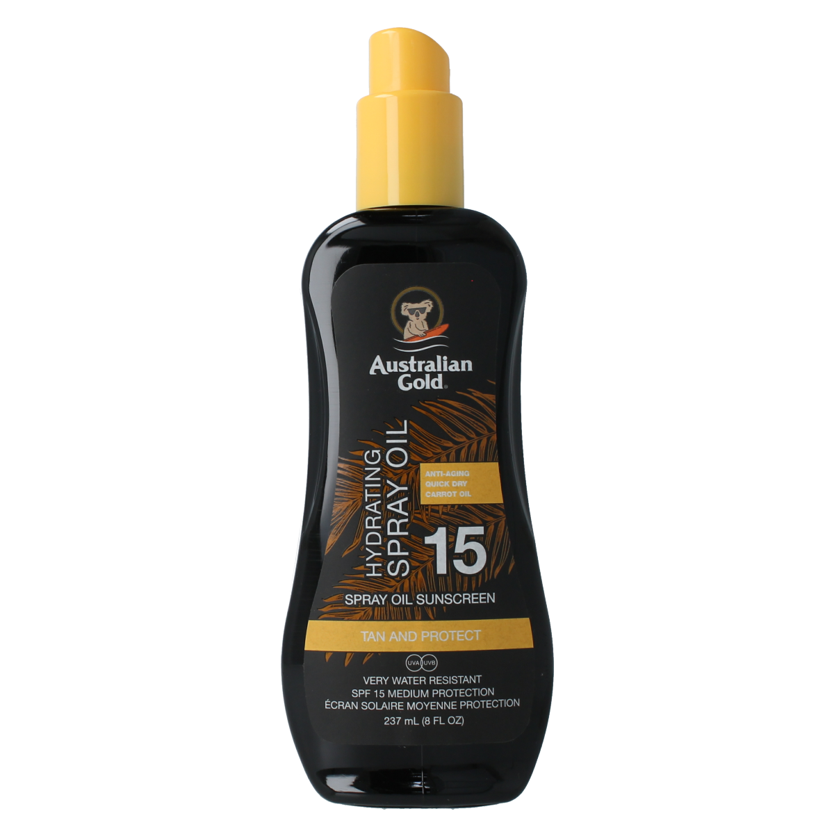 Spray oil SPF15